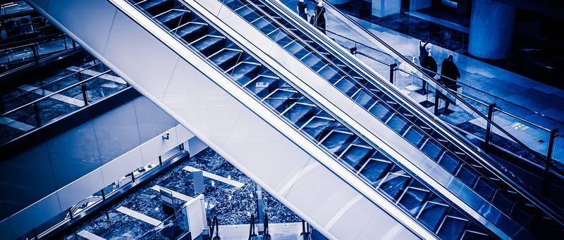 Escalator supporting structure (Escalator truss)